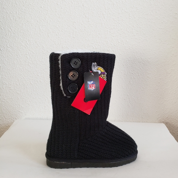 Foco | Shoes | Nwt Foco Women Nfl Team Minnesota Viking Logoknit High ...